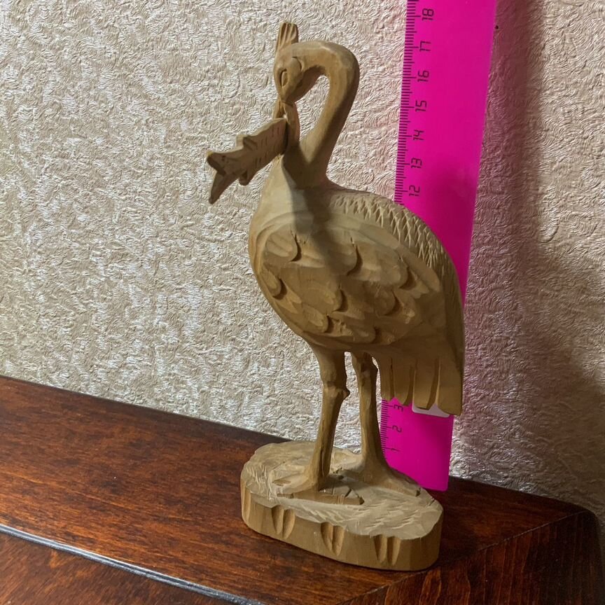 Цапля" статуэтка от промысла "Богородское"