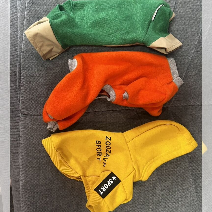 Одежда для маленьких собак пакетом