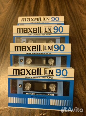 Аудиокассеты maxell ln 90 купить в Москве | Электроника | Авито