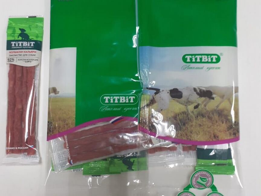 Колбаски Кальяри лакомство для собак титбит 20г