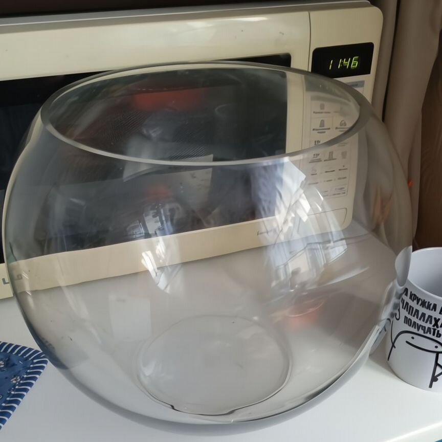 Аквариум для рыб круглый