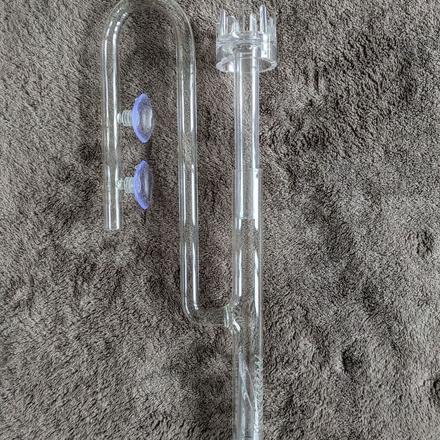 Lily pipe стекло/нержавейка