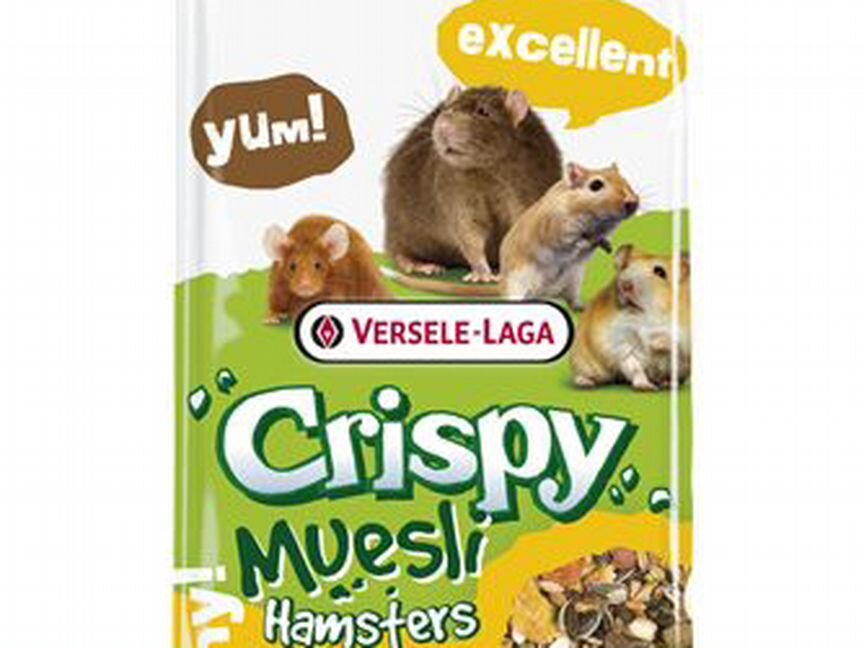 Versele-Laga crispy muesli hamsters, 400 гр