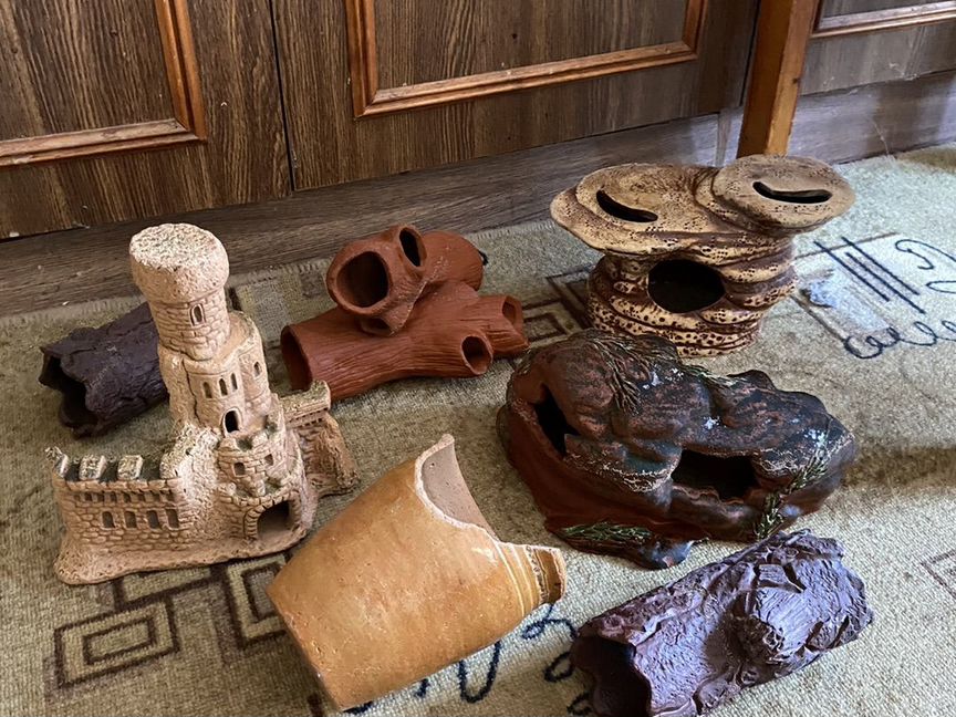 Домики для рыб