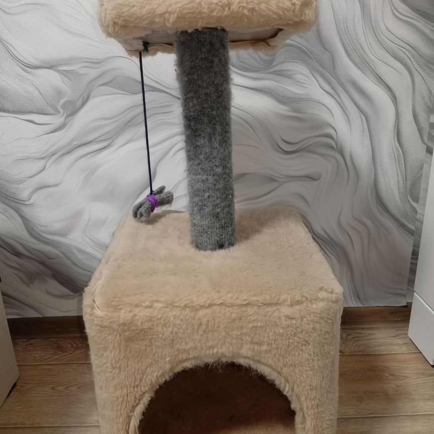 Когтеточка домик для кошки бу