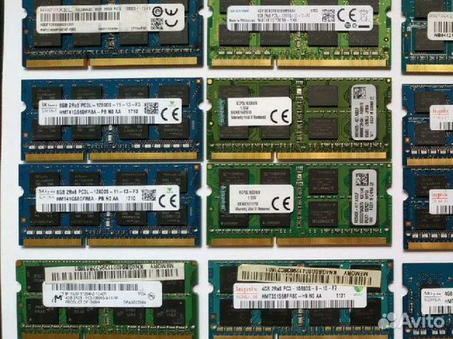 Оперативная память DDR3 8GB DDR2 2GB SODimm купить в Москве ...