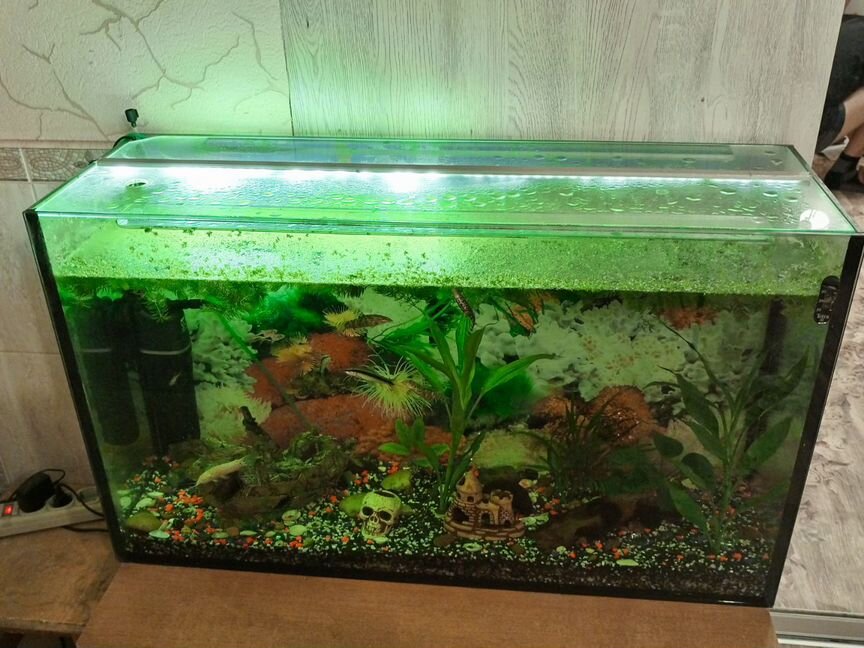 Аквариум с тумбой 140 литров