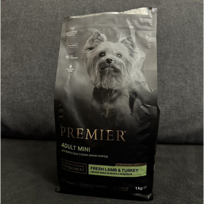 Корм для собак premier abult mini 1 кг