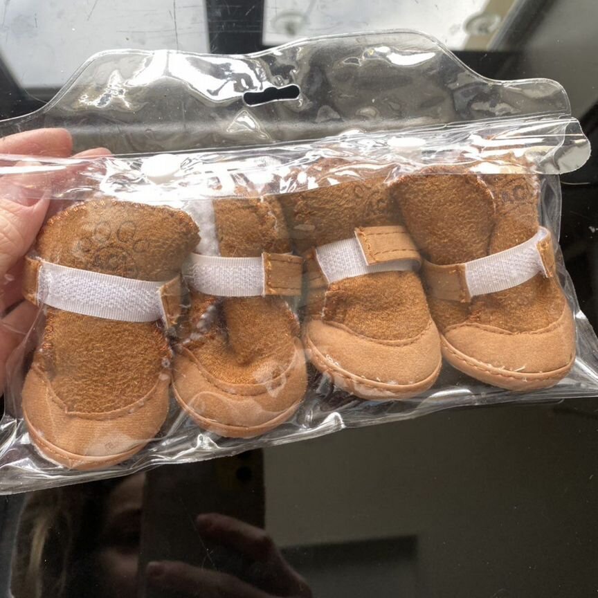 Ботинки угги для собак маленьких