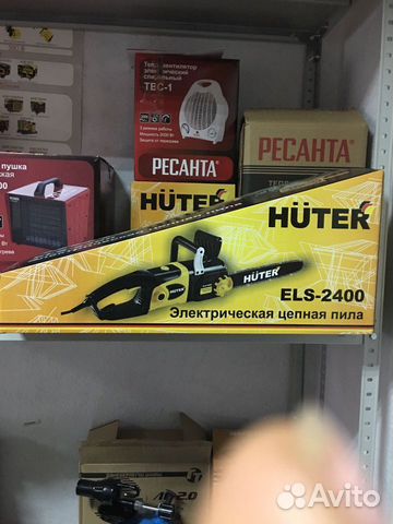 Цепная электропила Huter ELS-2400 2400Вт 63 звена купить в Челябинске | Товары для дома и дачи ...