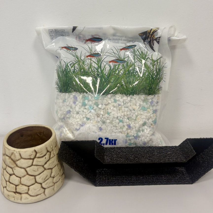 Грунт для аквариума, грот, укрытие