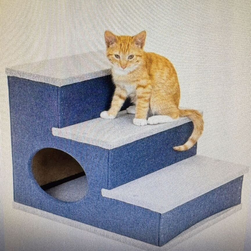 Лестница с домиком для животных