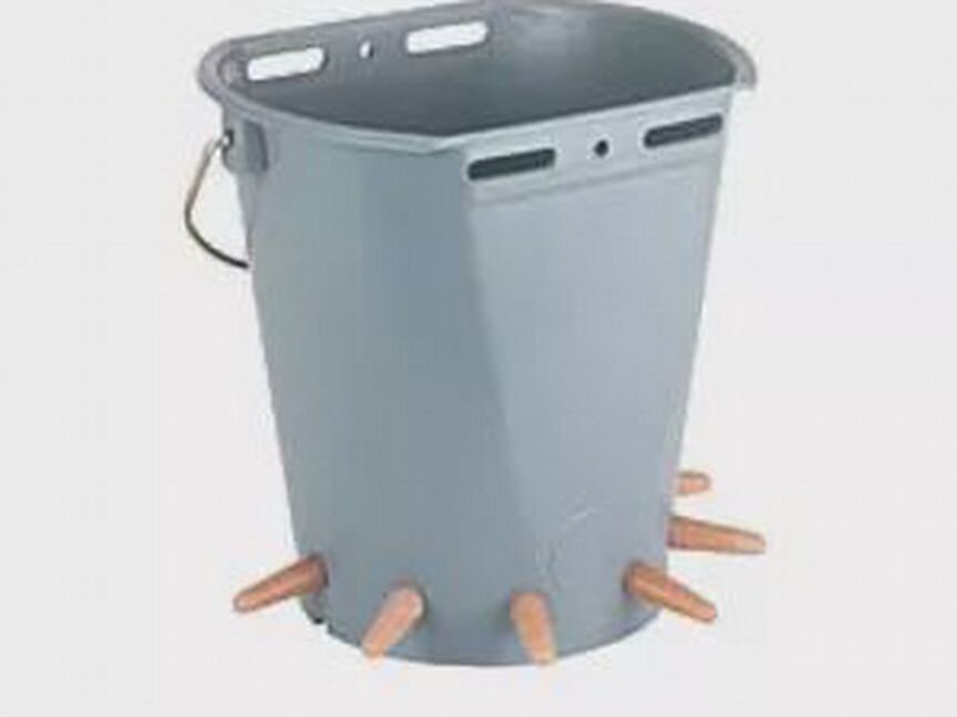 Ведро д кормления ягнят и козлят (6 сосок) с клапа