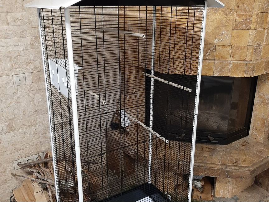 Клетка витрина вольер для птиц грызунов,шлейка