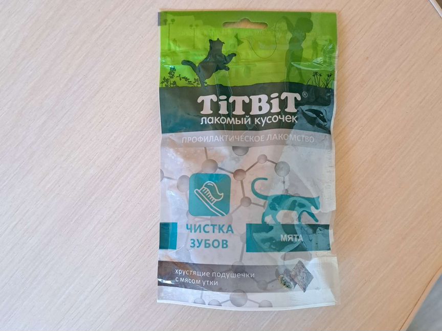 Лакомства для кошек для чистки зубов Titbit