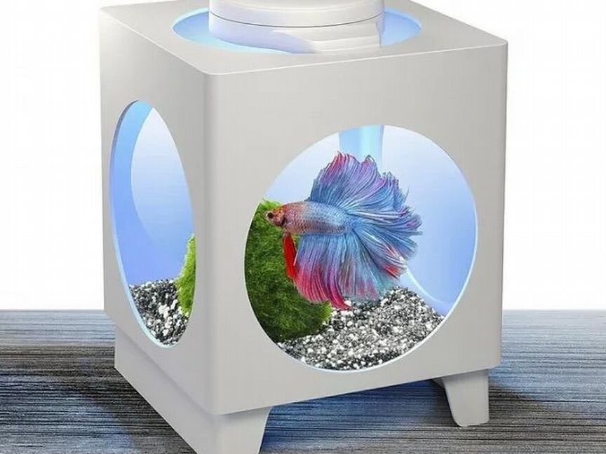 Аквариум Tetra 1.8 л с подсветкой для петушков