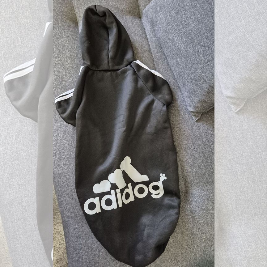 Adidog,Теплое Худи Для Собак С Капюшоном