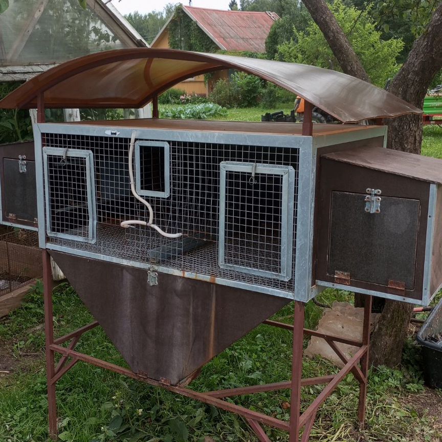 Клетка для кроликов уличная кр-вип- 2