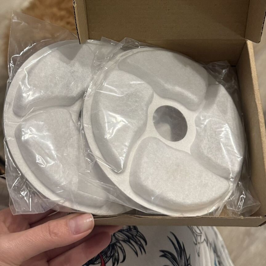 Фильтр для поилки или фонтана 2шт комплект