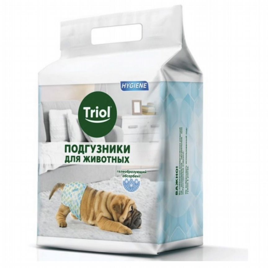 Подгузники для собак Triol, уп.10шт