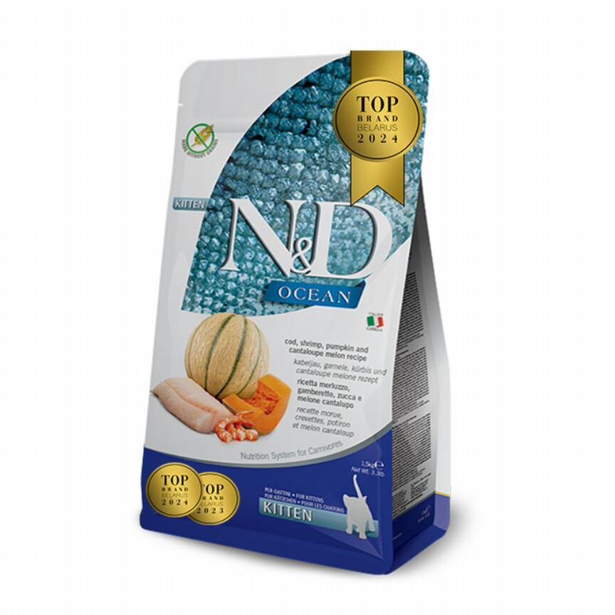 Корм для кошек Farmina Ocean треска дыня 1,5 kg