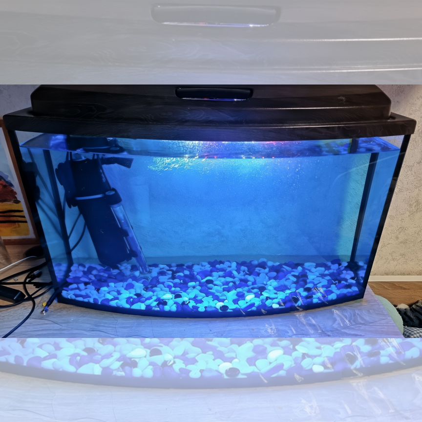 Аквариум 55 литров с комплектом