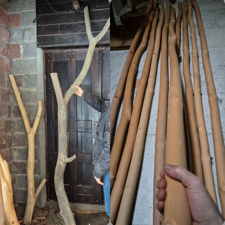 Коряги деревяшки палки ветки арка рейл ширма