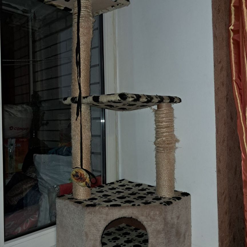 Когтеточка домик для кошки