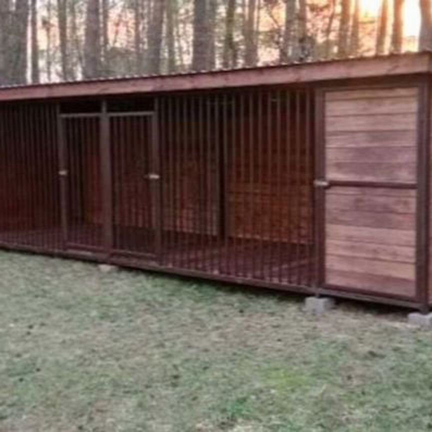 Вольеры и будки для собак утепленный