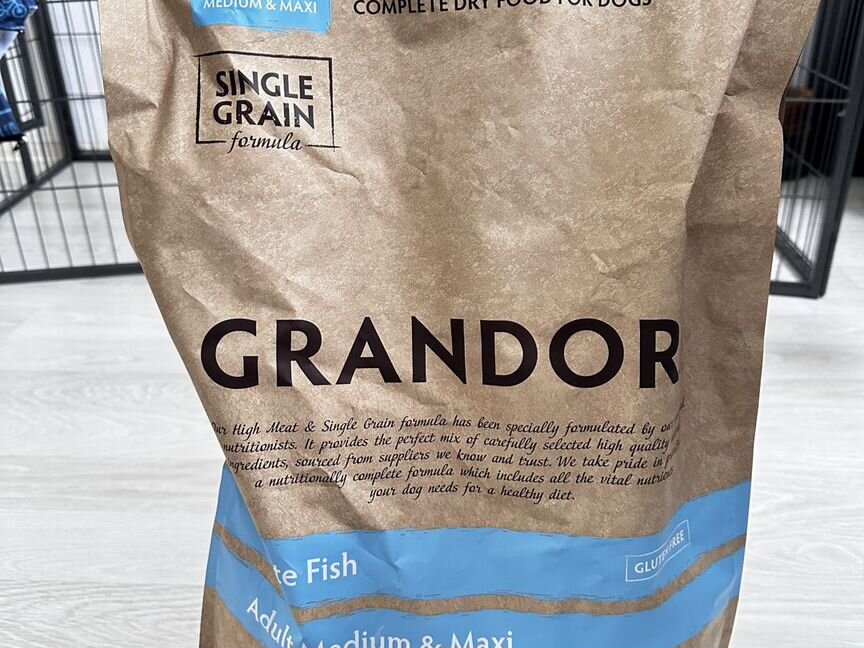 Grandorf white fish корм для взрослых собак