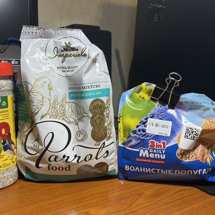 Корм для попугаев