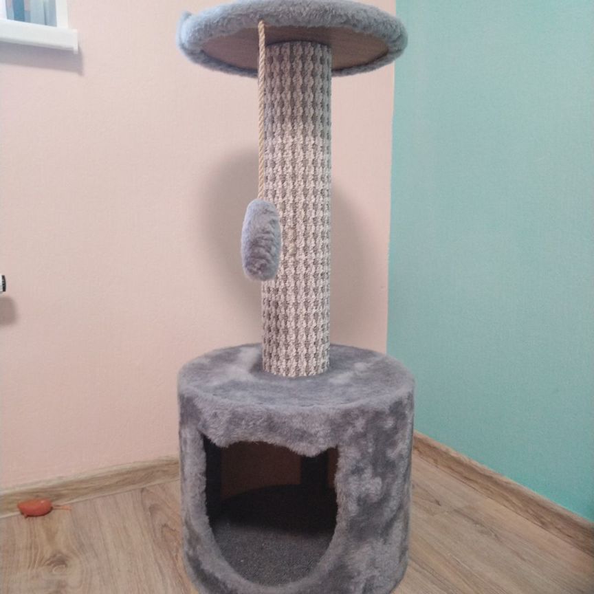 Когтеточка+домик для кошки