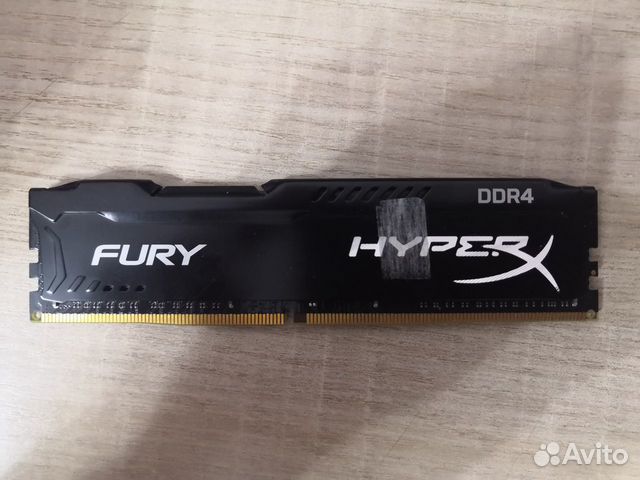 Kingston HyperX fury Black DDR4-2133 8gb купить в Сургуте по низкой ...