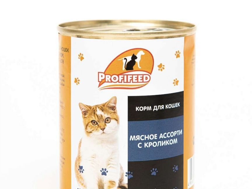 Влажный корм для кошек Мясное ассорти и кролик