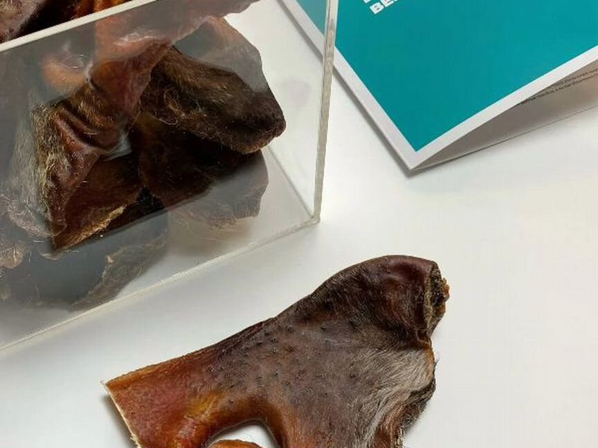 Говяжий носик для собак (половинка)