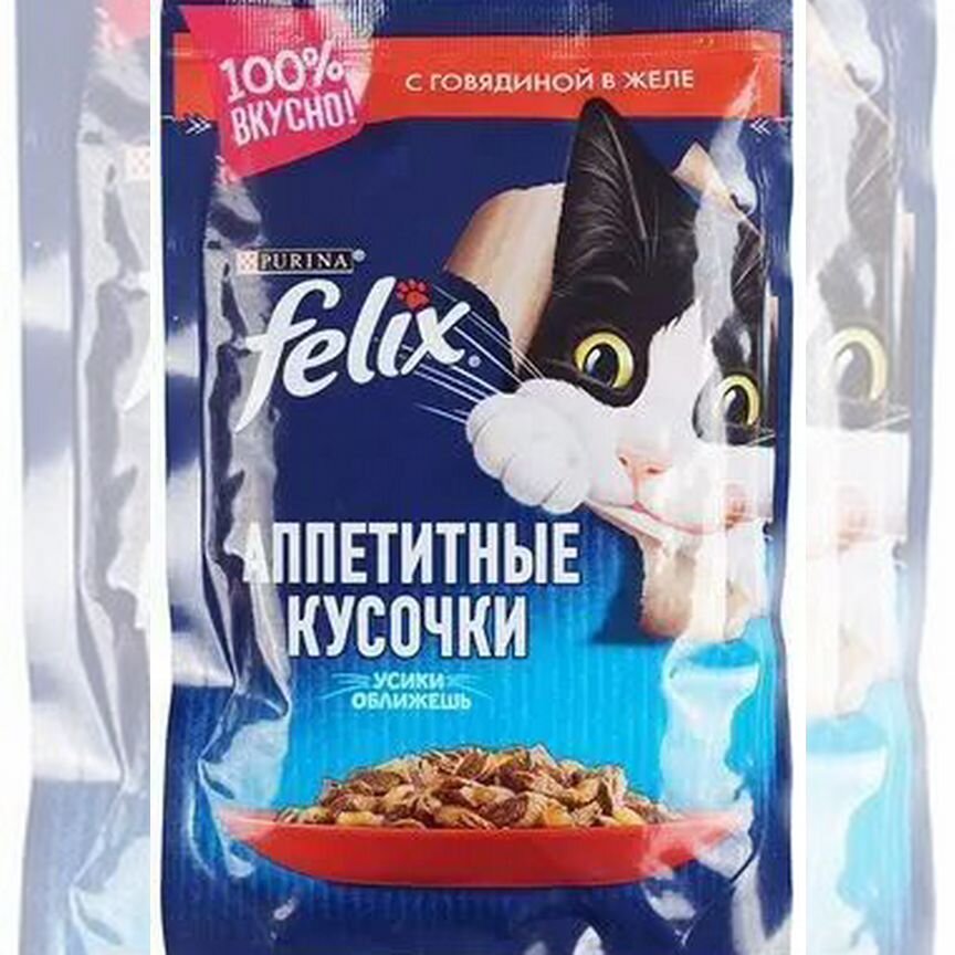 Корм для кошек феликс