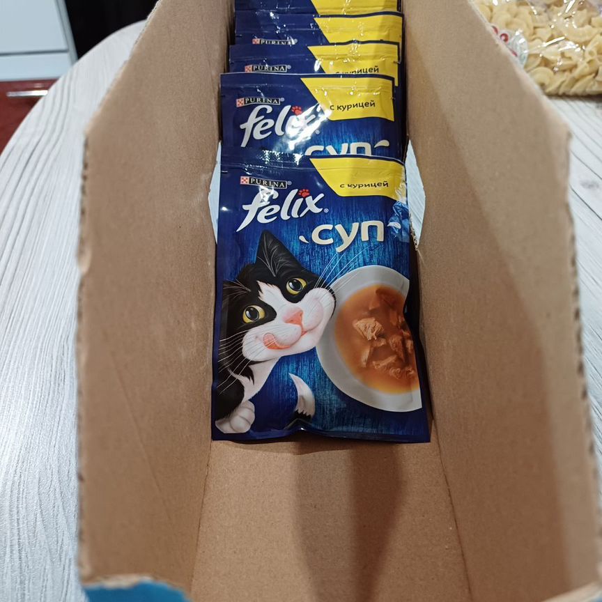 Корм для кошек феликс суп