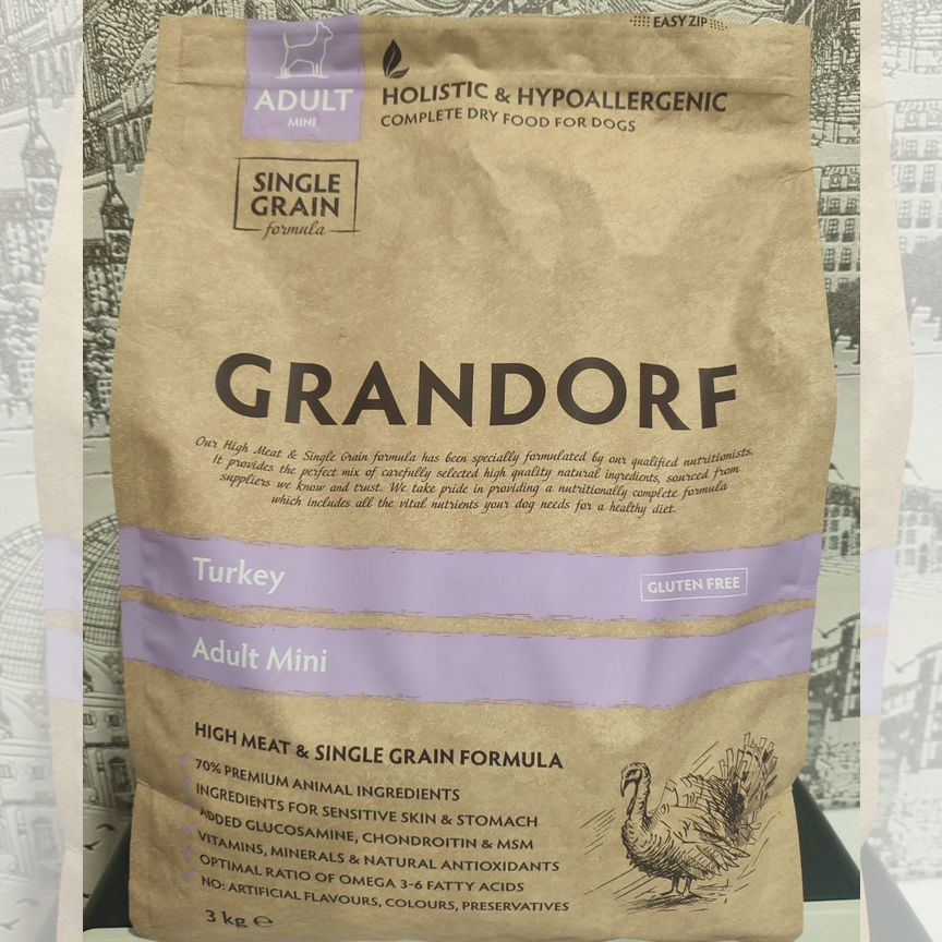 Корм для мелких собак Grandorf