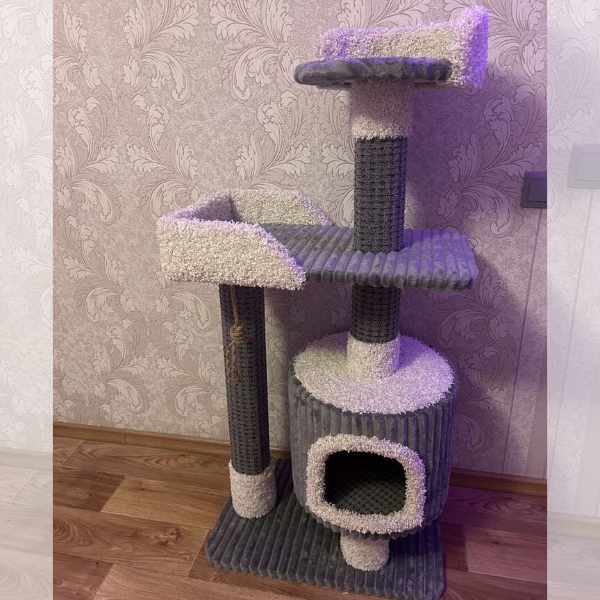 Когтеточка домик для кошки новая