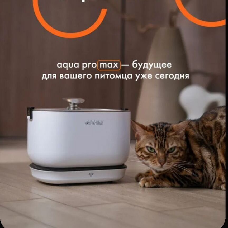 Автоматическая поилка для кошек