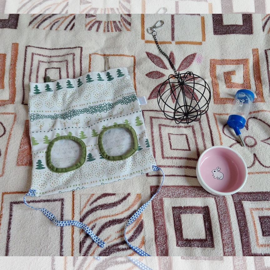 Сенники, миска, поилка для грызунов