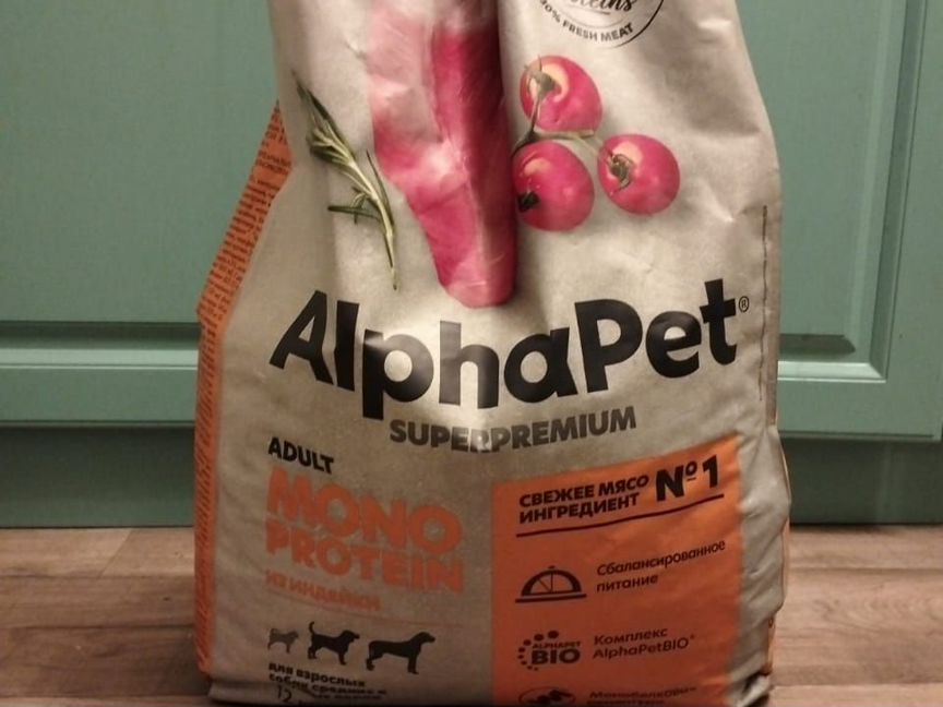 Корм для собак Alphapet Monoprotein