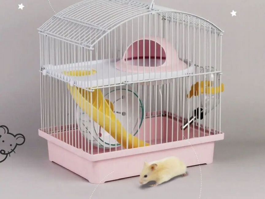 Клетка для хомяка джунгарика для грызунов