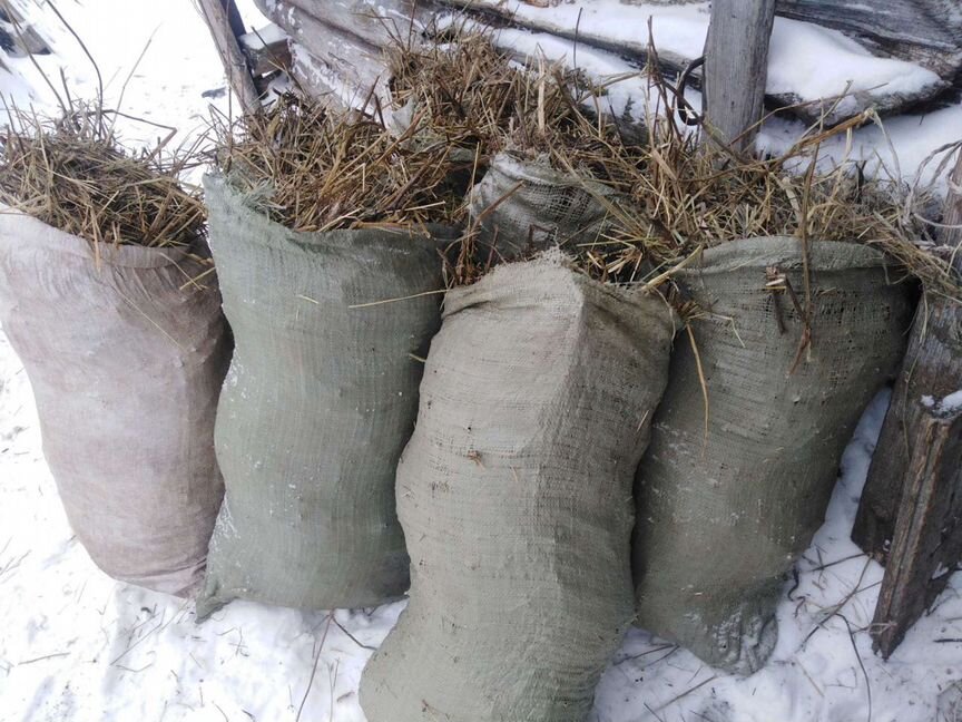 Сено в огород