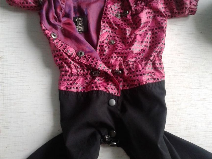 Комбинезон для собачки, демисезон. размер М