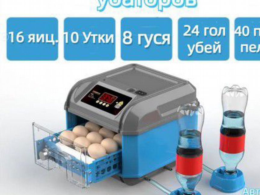 Инкубатор для яиц на 16 штук