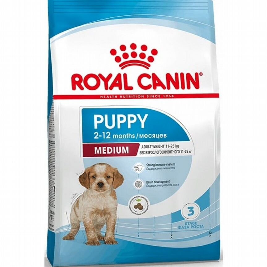 Корм для щенков royal canin