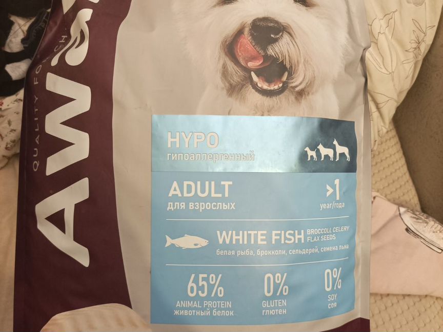 Корм для собак Award hypo