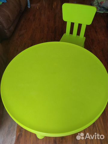 Детский стол и стул IKEA маммут купить в Химках | Личные вещи | Авито