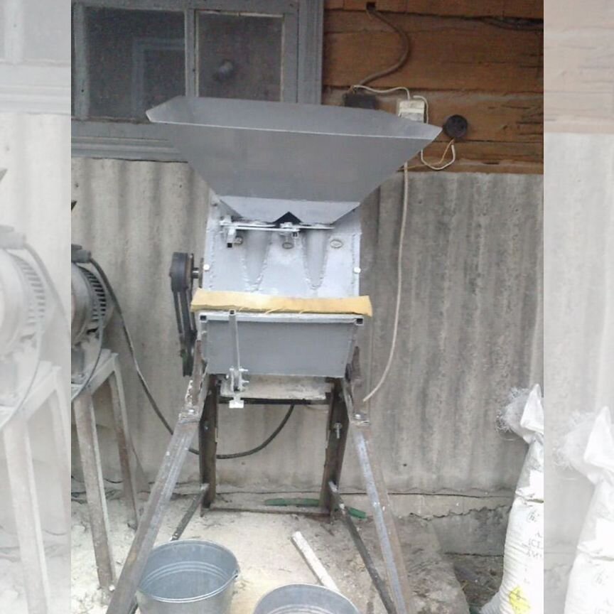 Зернодробилка самодельная